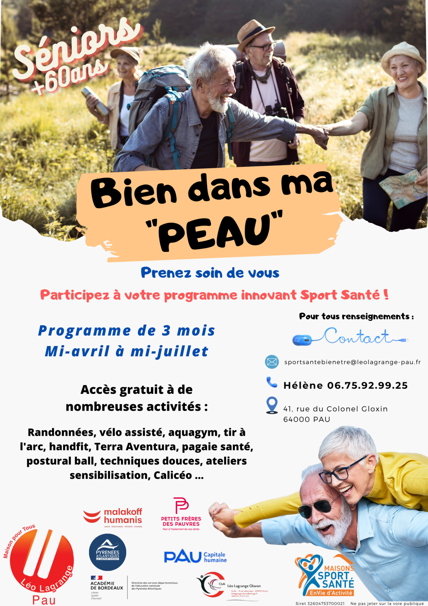 Bien Dans Ma Peau Séniors - Léo Lagrange Pau